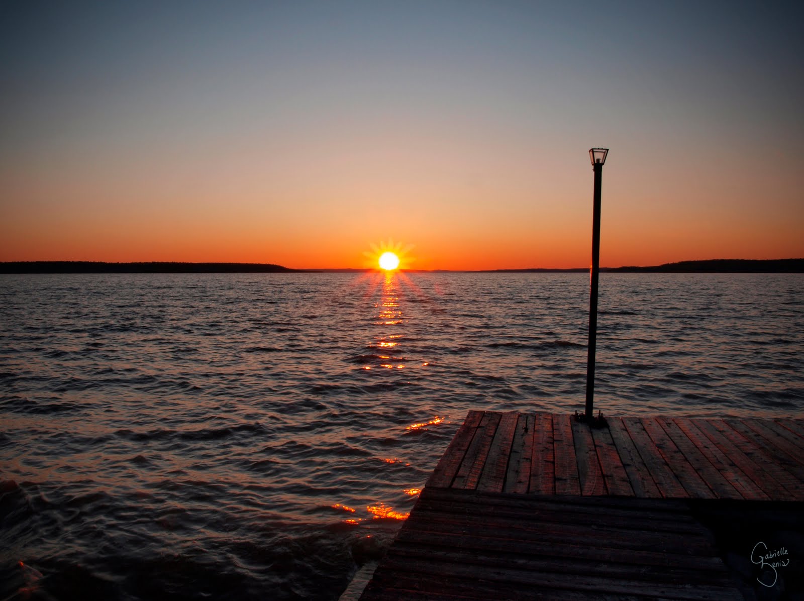 Passionimagination: Couché-de-soleil - Lac Témiscaming