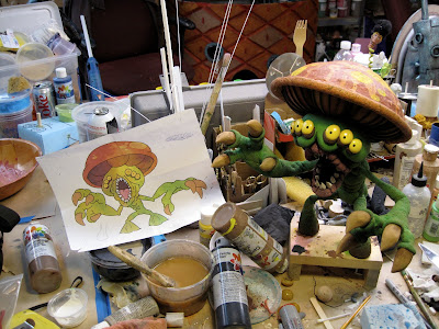 Max Winston's Art and Such: Chowder and Flapjack puppets!