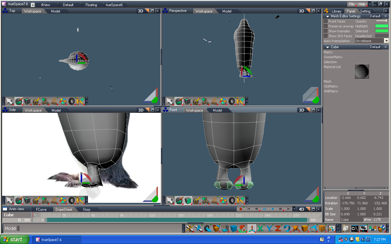 A Warm Welcome to Blender and Truespace Lovers!: Modeling a Penguin in ...