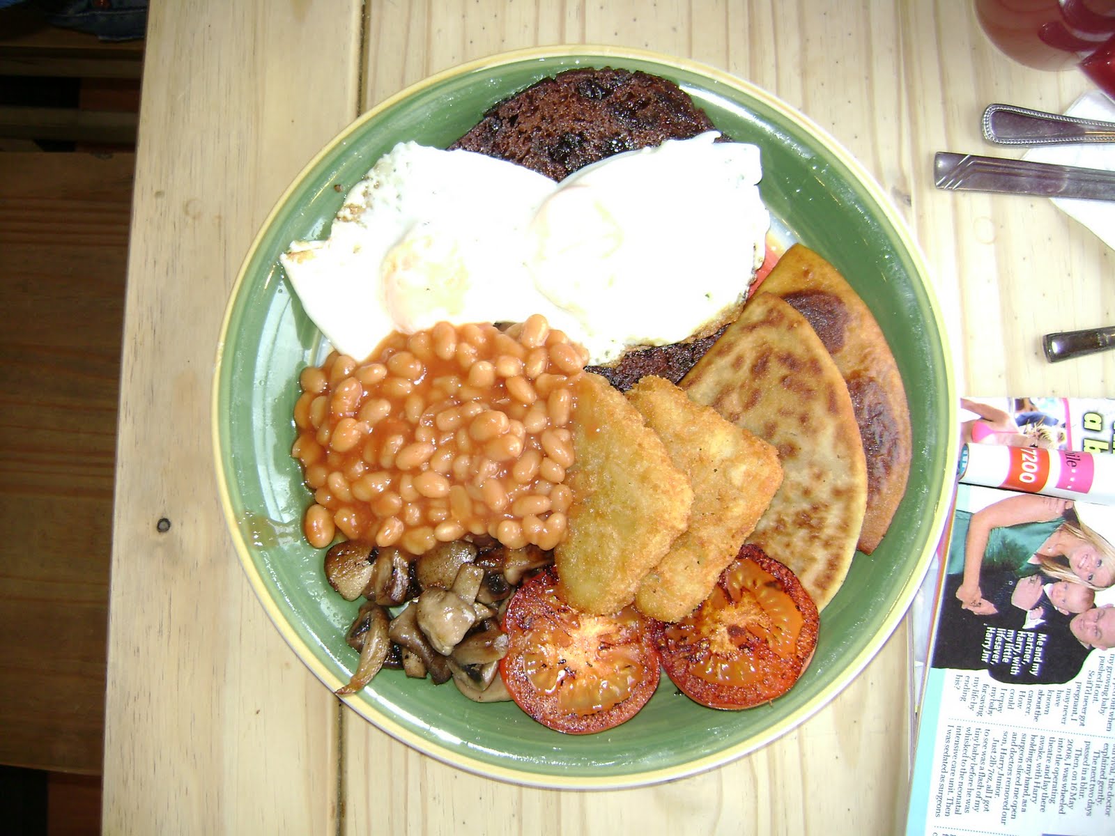 The ins and outs of lunch.: A "Full Scottish" breakfast