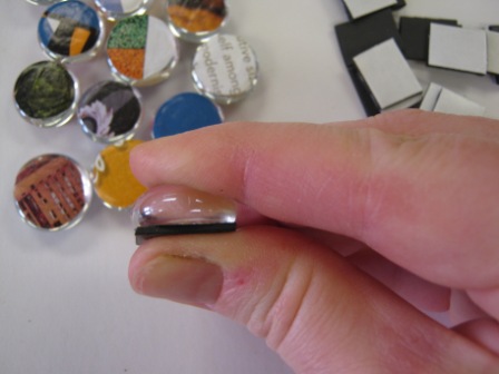 Art for Grown Ups: "Squishy" Marble Magnets