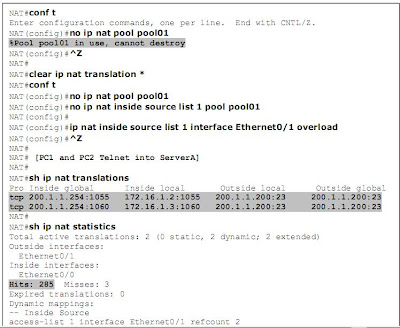 TO BE OR NOT TO BE: Cisco Network Address Translation Lab