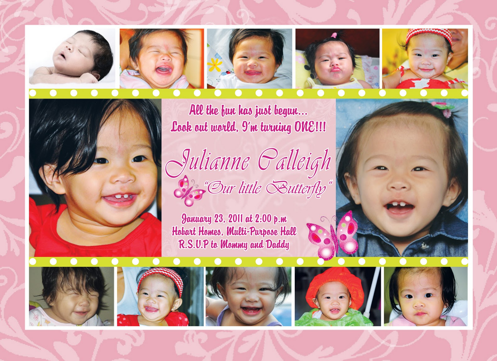 1st Birthday Layout - 1st Birthday Ideas