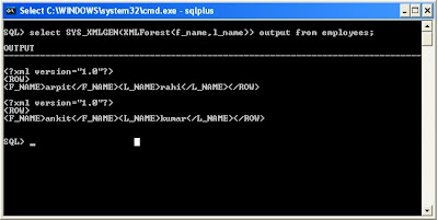 Learning SOA: Generating Native XML using XML SQL Utility(XSU)