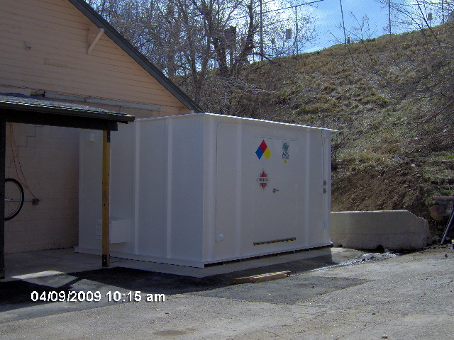 CU Outdoor Services: New Chemical Storage Facility