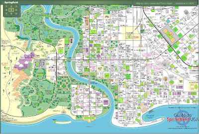 Loco Mundo Loco: Mapa de Springfield