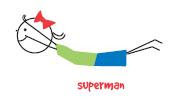 YogaBuddies - Yoga For kids: Pose of the Month: Superman