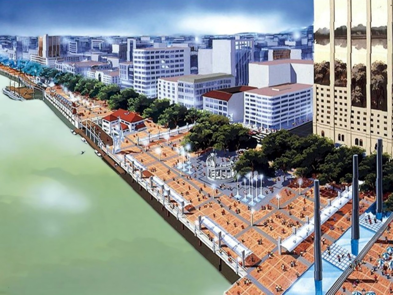 www.urvia.org: Malecón 2000. Diseño urbanístico. Guayaquil, 1998-2000.