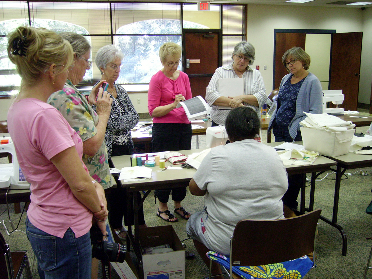 Juanita Yeager Machine Quilting Workshop ~ Inspire. Educate. Give.