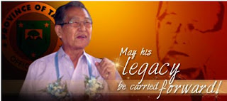 Palarong Pambansa 2010 sa Tarlac: Tarlac pays tribute to Cong. Aping Yap