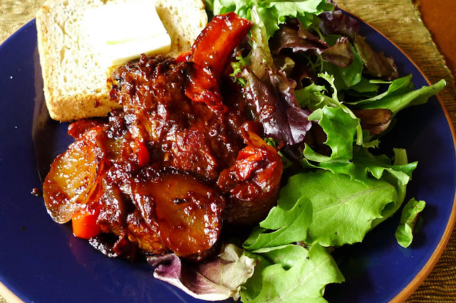 Boneless Pork Ribs with Spanish-inspired BBQ Sauce