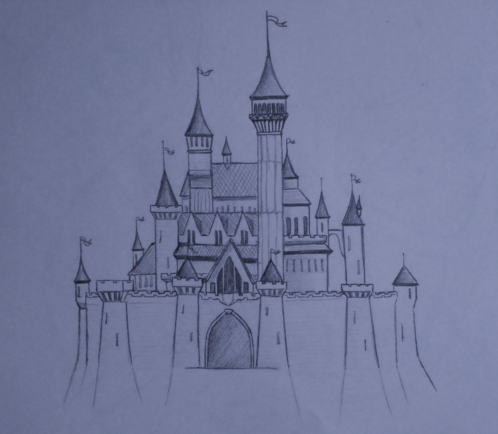 Creating Disney: First group of sketches! Castles!
