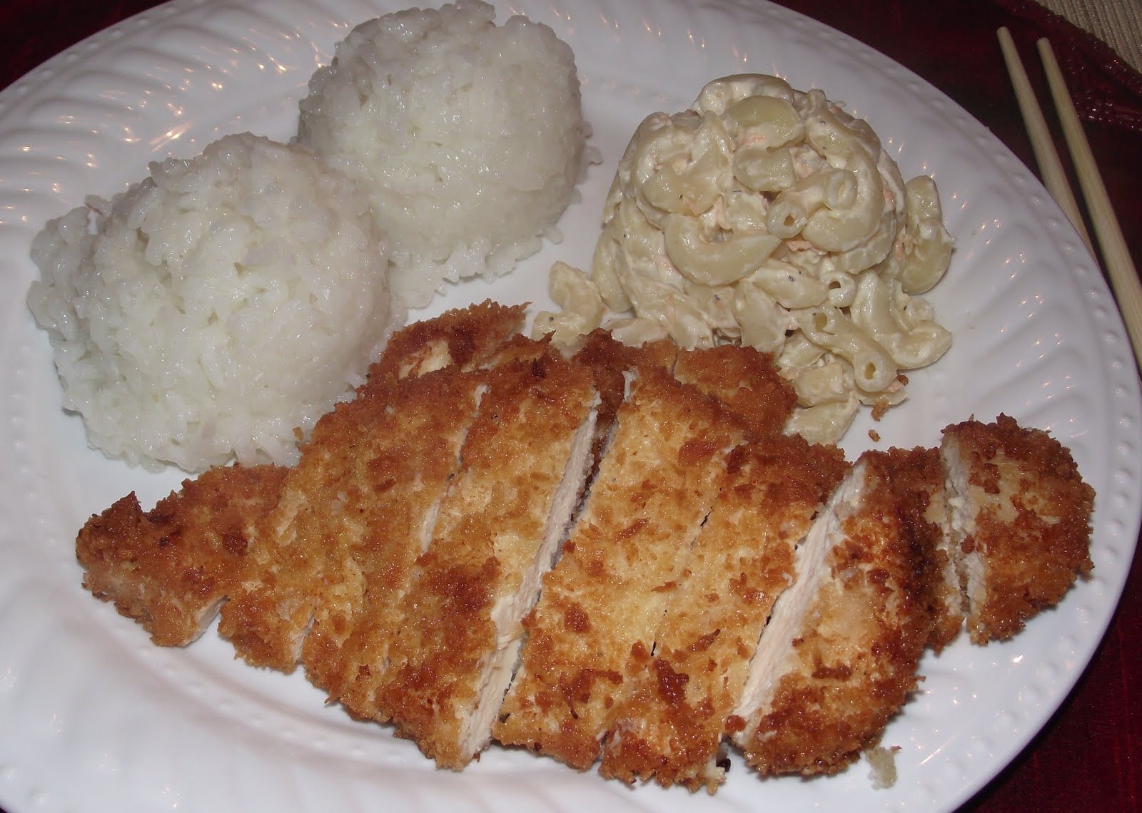 Lost My Pidgin: Chicken Katsu Plate