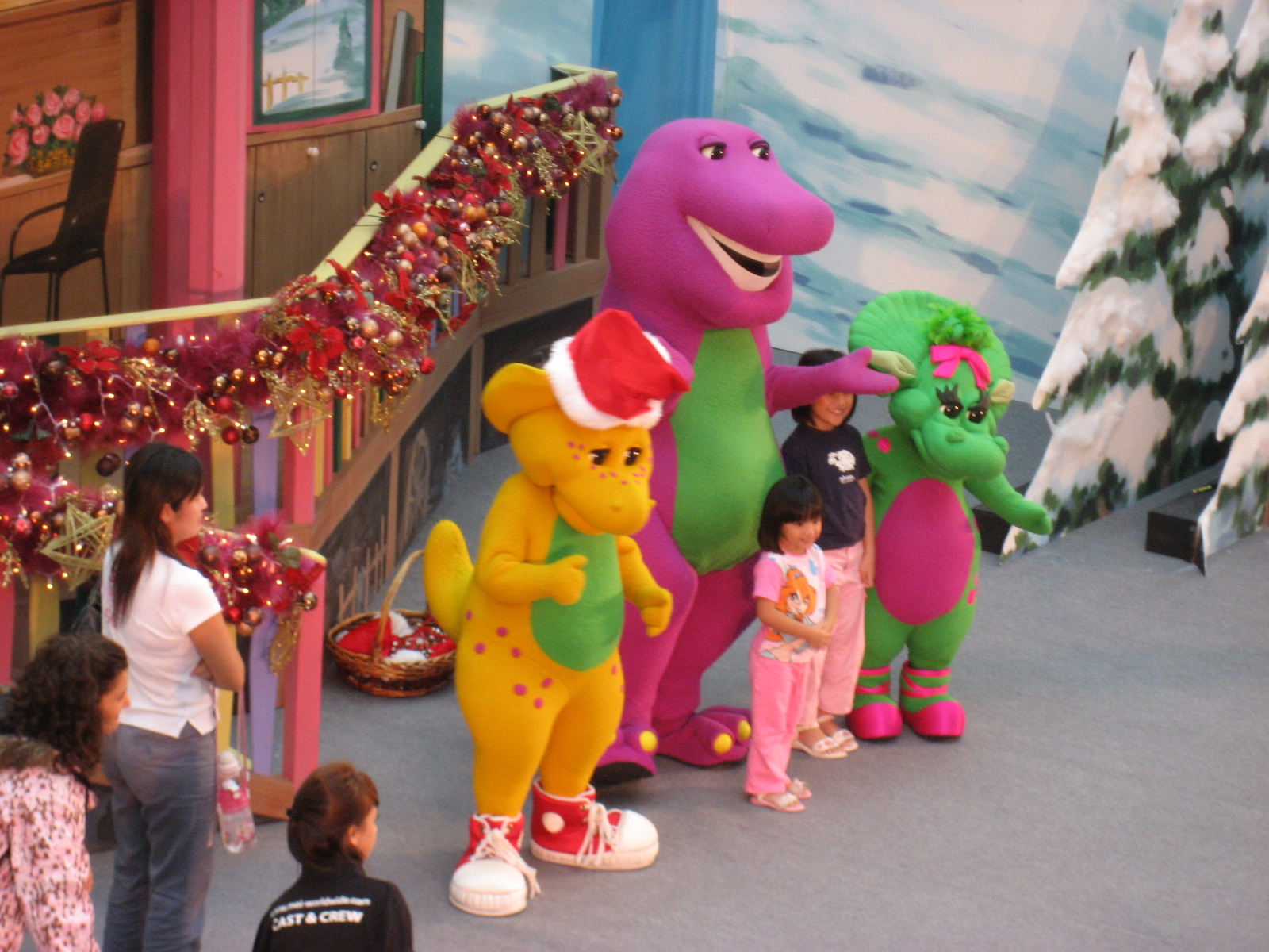 JOURNAL OF MY LITTLE ANGELS: Barney's Christmas Show!