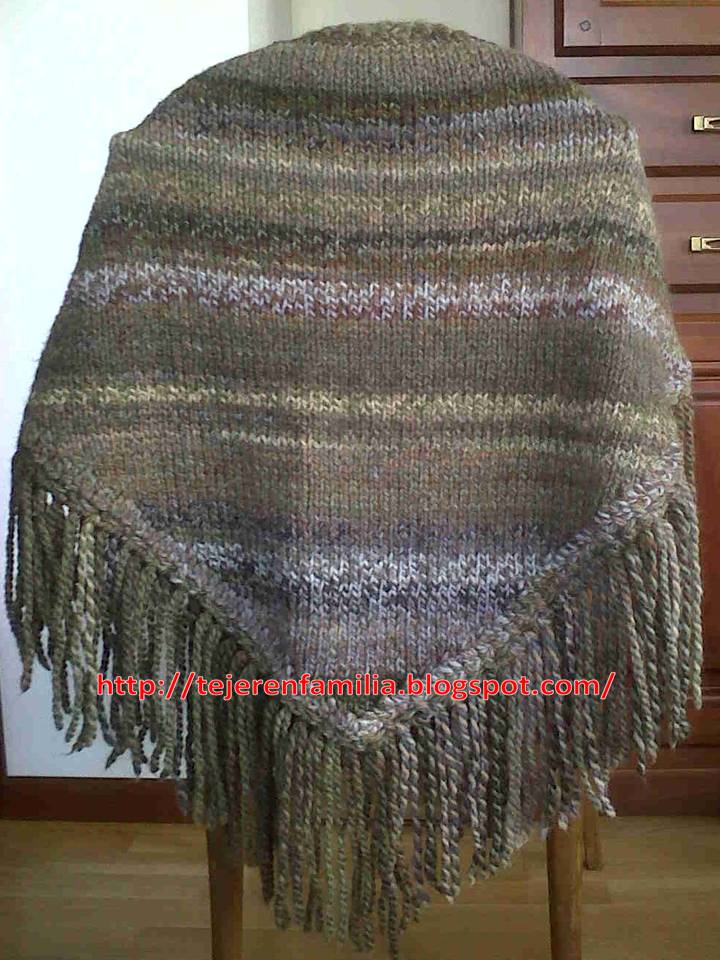 Tejer en familia: Mi nuevo chal