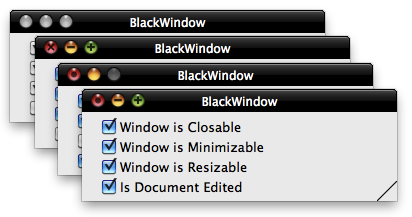 Th30z (Matteo Bertozzi Code): Cocoa: Black Window Titlebar