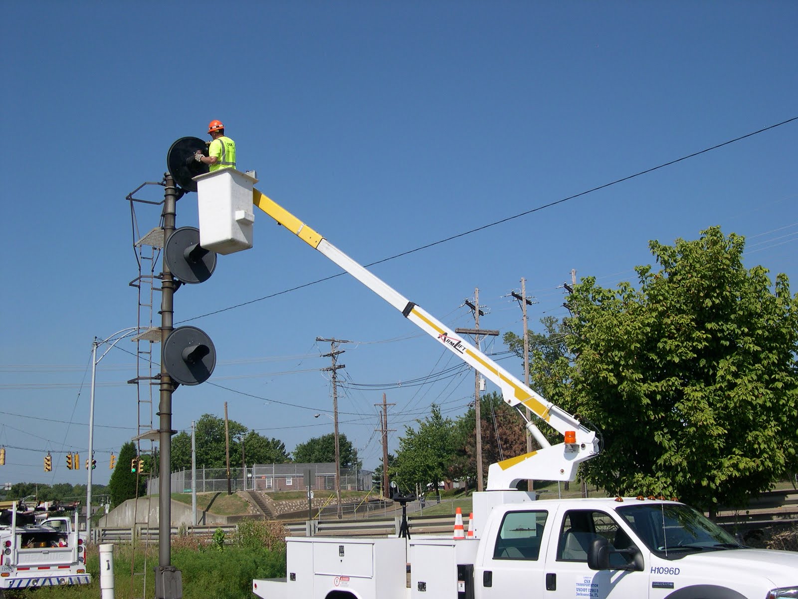 Photos from a railroad signal maintainer