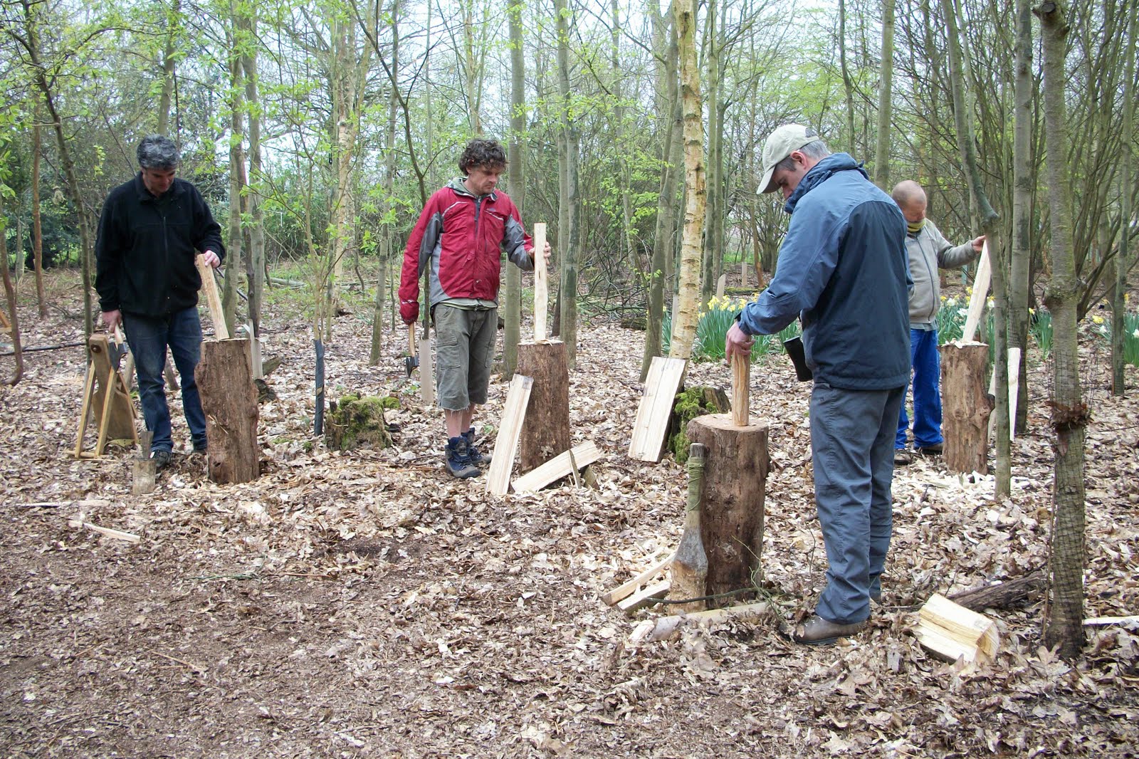 A Bodger's Blog: Bodging in the Woods