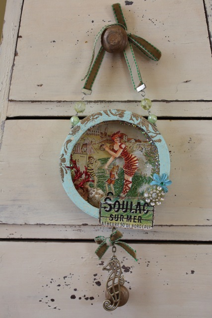 In My Blue Room: More Brie Box Altered Art- Soulac Du Mer