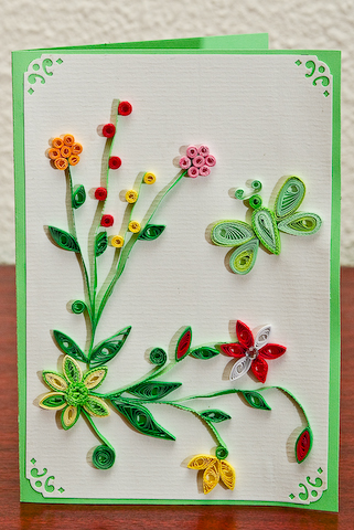 Un inger cu aripile rupte....: Felicitari prin tehnica Quilling! 12