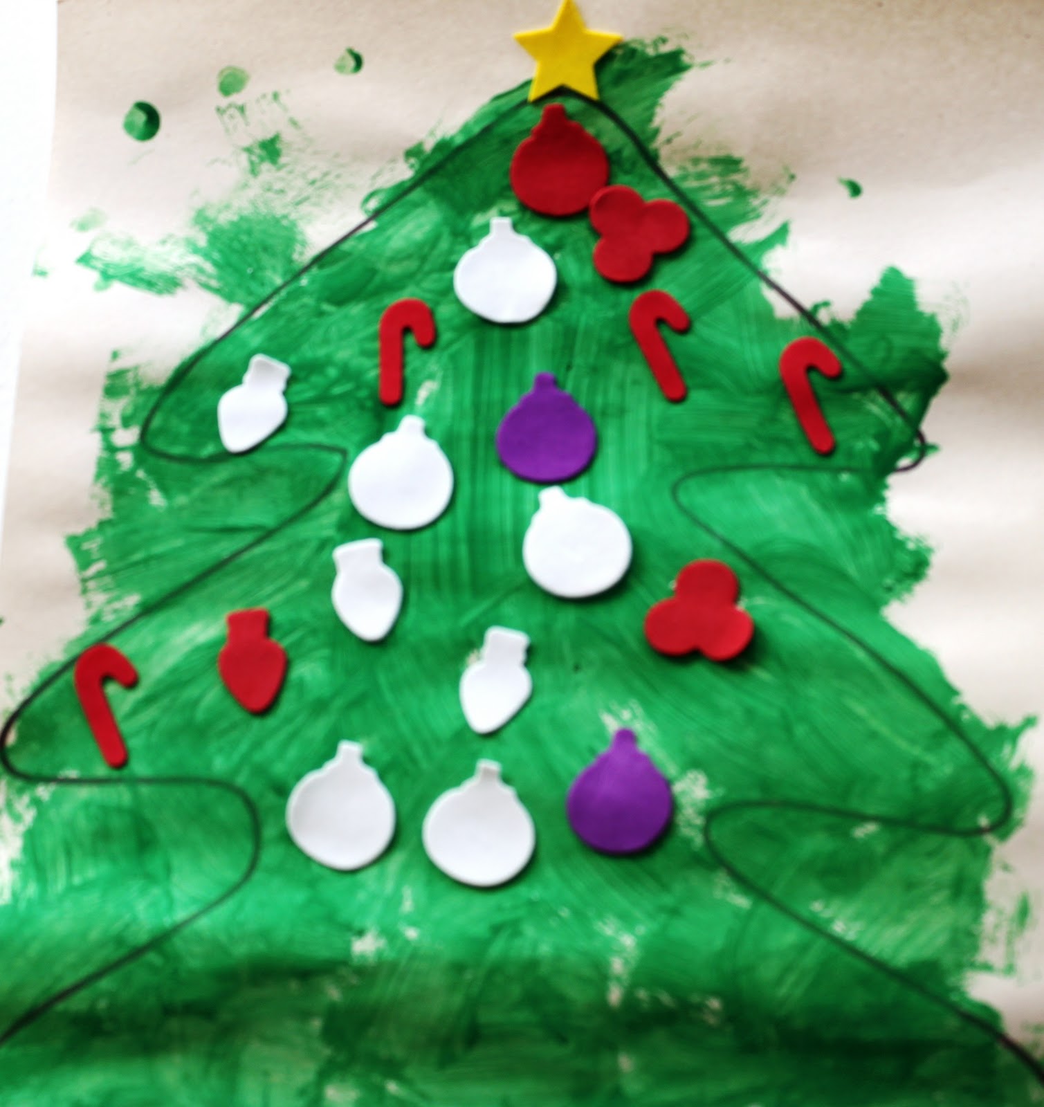 Paint and Glue Tree - The Activity Mom