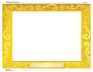 -printable-art-frames00131 | Animation Club