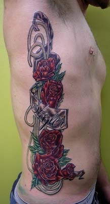 Rib Tattoos are sexy.: Rose Tattoo Designs on the Rib Cage