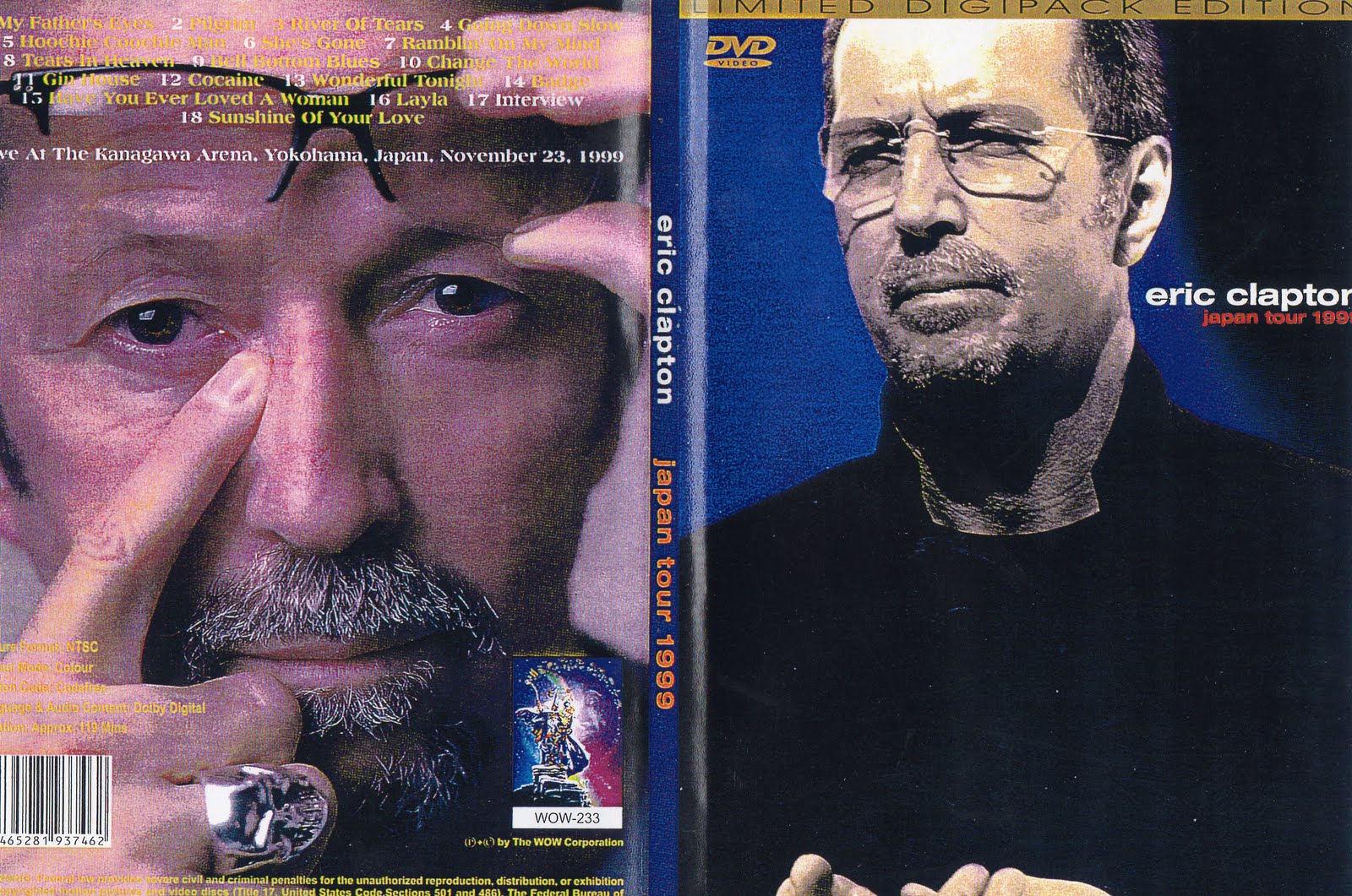 CastelarBlues: DVD - Eric Clapton - Japan Tour 1999