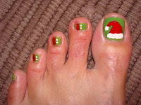 ToeTats: Christmas Toes