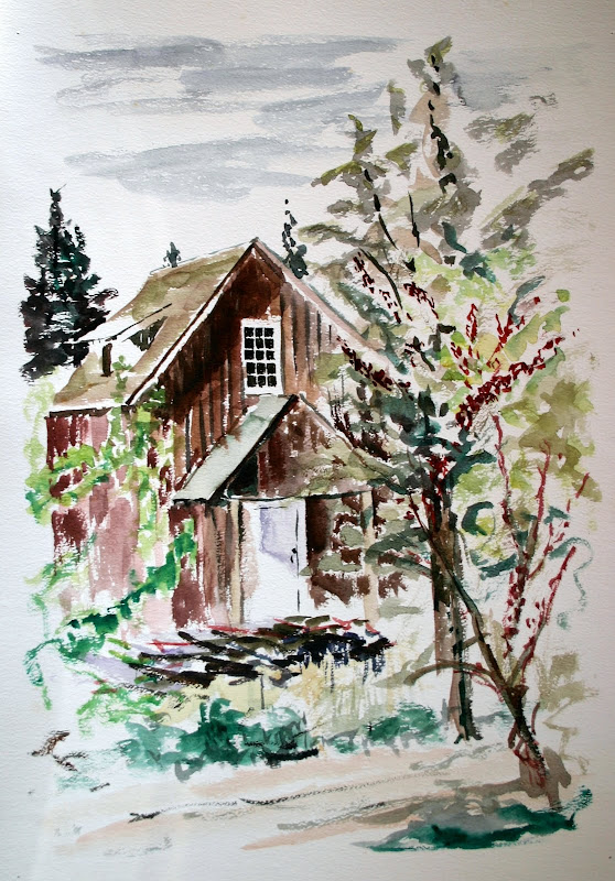 Commemorating the art of Richard Tudor Hibbert: House in the Woods