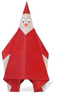 ♥ Sweet Tresa ♥¸¸.•*¨*•: How to Fold Santa Origami Ways