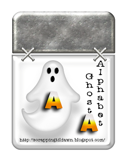 Scrapping 'Til Dawn: Halloween Freebie: Ghost Alphabet