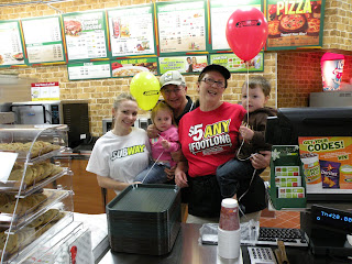 The Fox Family: Walmart Subway Grand Opening