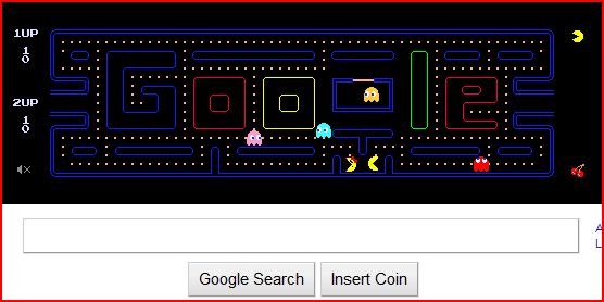 High book: Google's PacMan ...