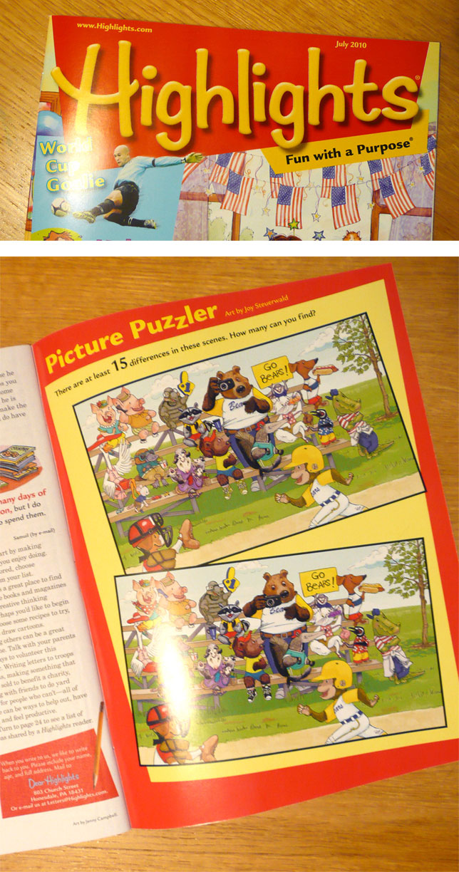 stewy stuff: Highlights Magazine is here!