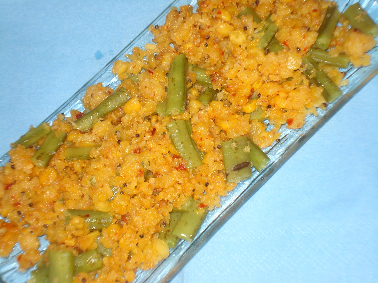 Annu's Kitchen: Goru chikkudukaya fry/Gawar Beans fry