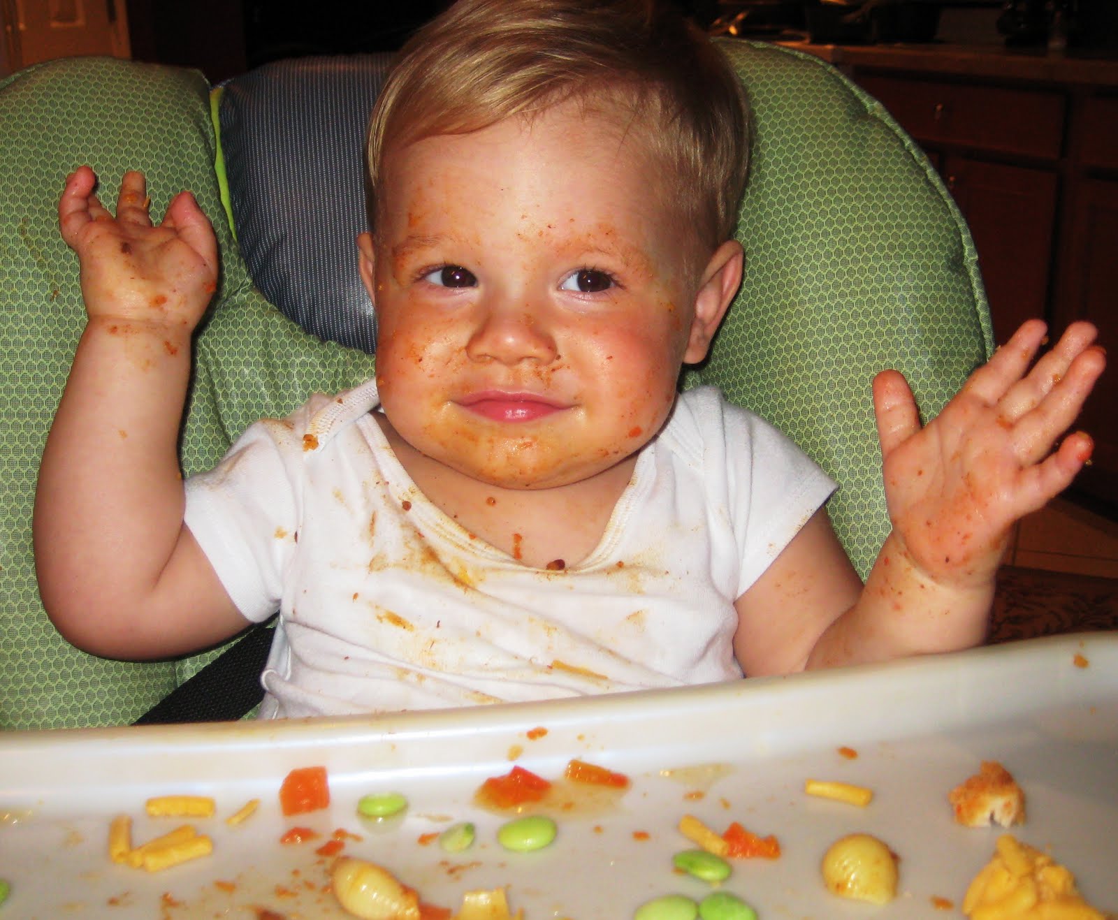 The Dore Family Blog: Messy Face