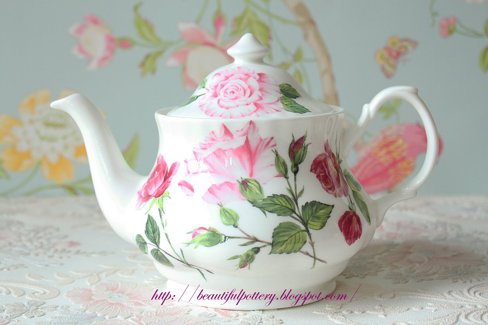 BEAUTIFUL POTTERY: Shabby Chic Teaset