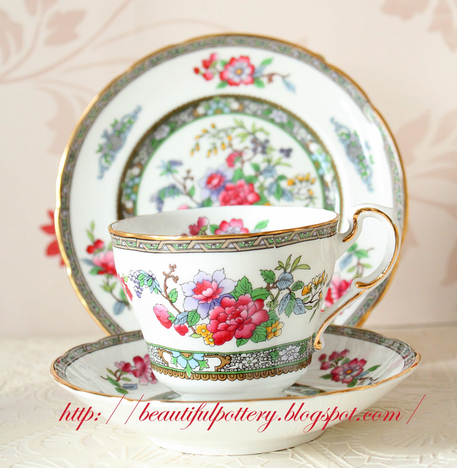 BEAUTIFUL POTTERY: Indian Tree Set II