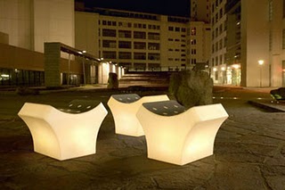 Montled: Mobiliario iluminado Led