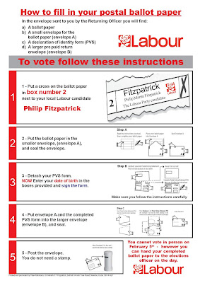 Tameside Citizen: Labour’s advice on how to use your postal vote correctly