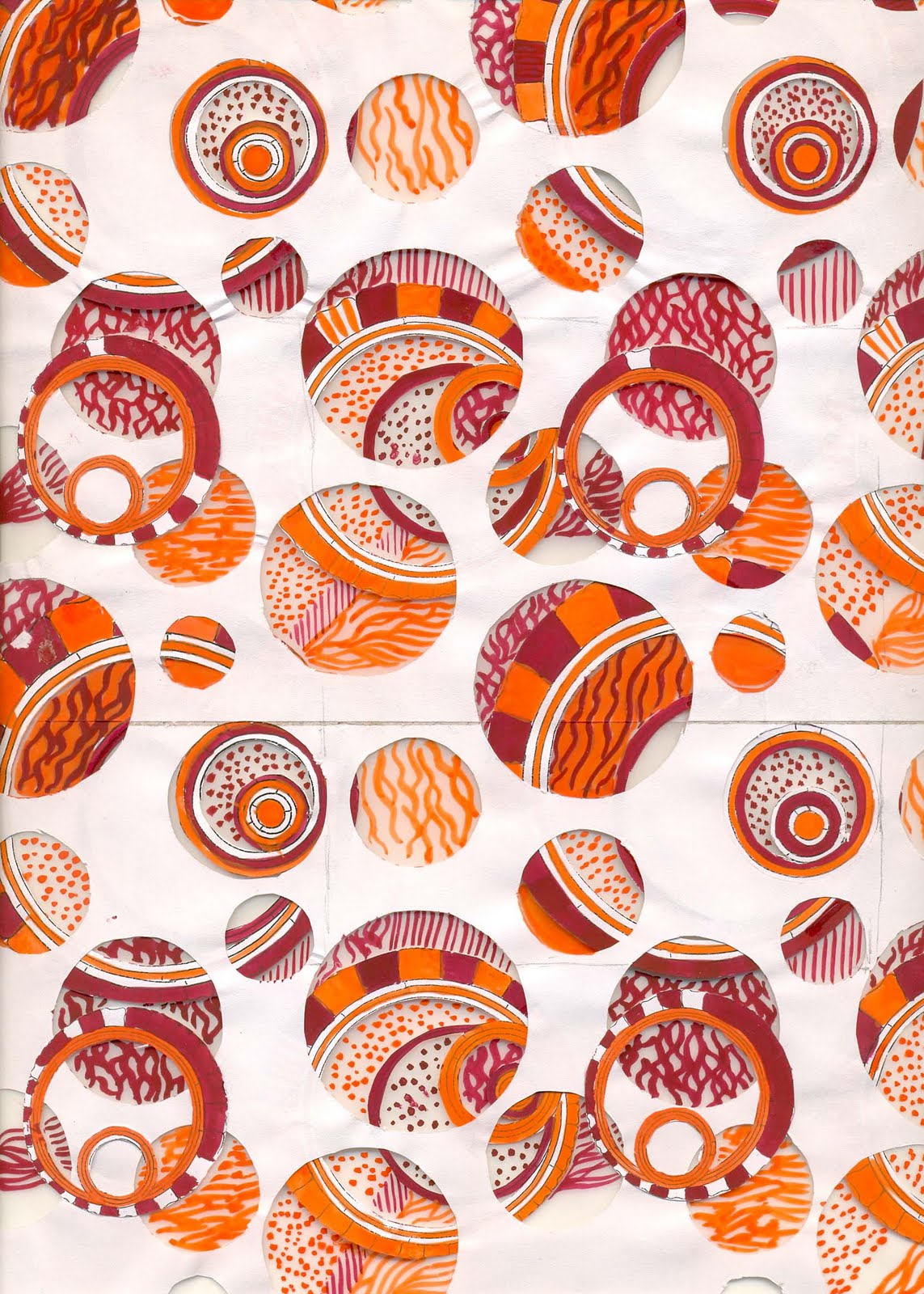 Print Design: Texture ( circle)