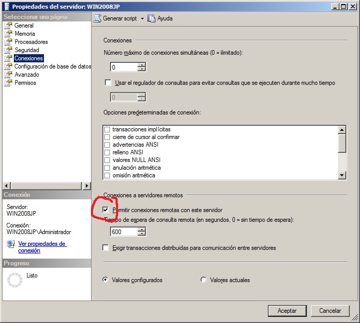 CFGS - ASIR: Como Configurar SQL Server 2008 (Servidores Vinculados o ...