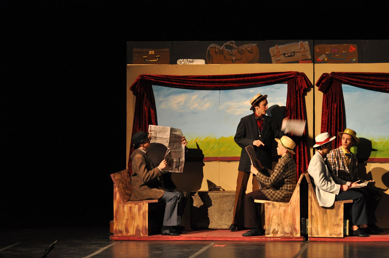 Color Cat Studios: Music Man Train Scene Progression