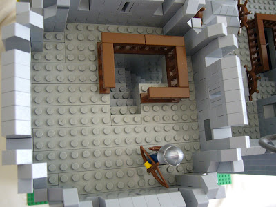 Lego Castles: Modular Castle Section - Gatehouse Aerial View