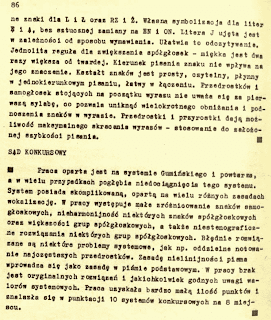 Konkurs na system stenografii cz. 8. Paprzyca Konkurs na system stenografii cz. 8. Paprzyca