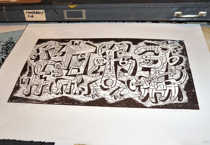 Yee-Haw Industries studio tour - Jim Flora