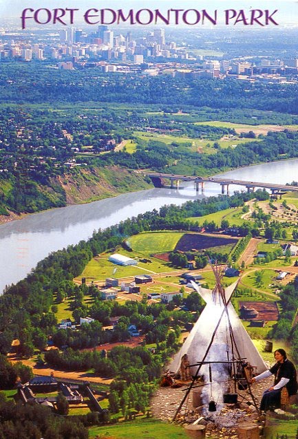collect ROC: Canadian Postcard: Fort Edmonton Park, Edmonton, Alberta ...