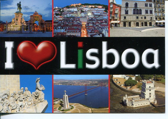 collect ROC: Portugal Postcard: Lisboa, Thanks Claudia