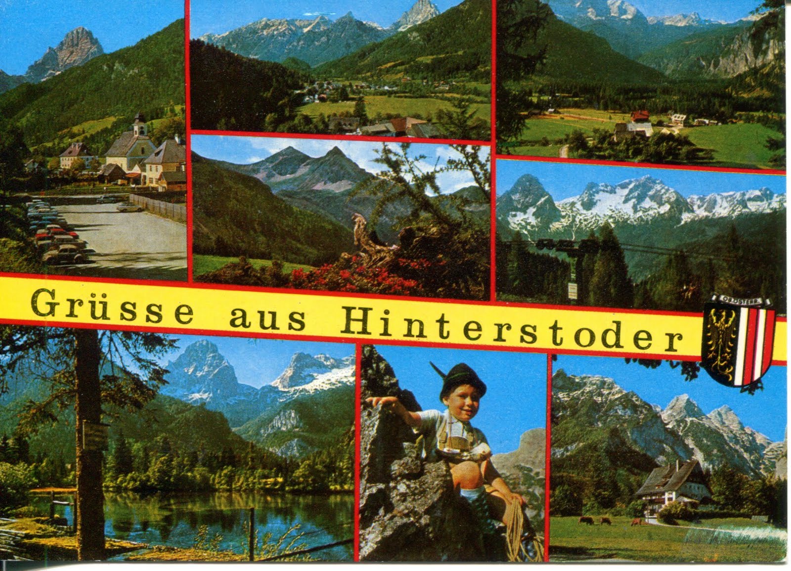 collect ROC: Austria Postcard: Hinterstoder, Thanks Christina
